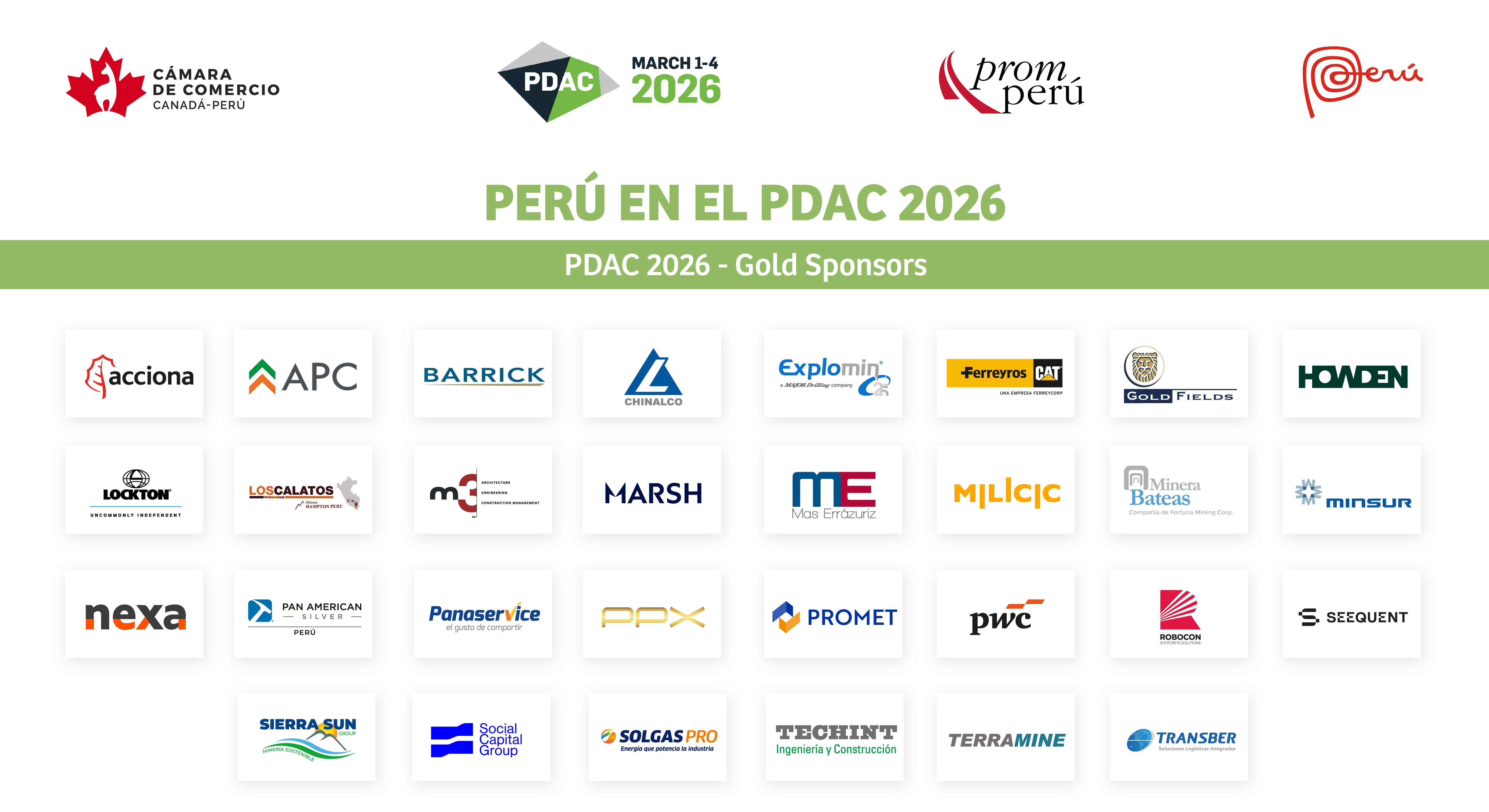PDAC 2026 | Cámara de comercio Canadá-Perú