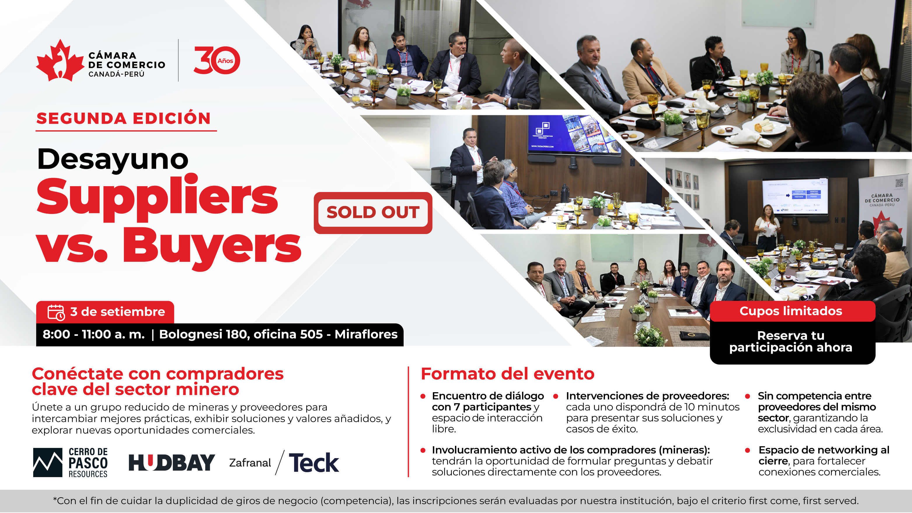 SEGUNDA EDICIÓN DESAYUNO SUPPLIER VS. BUYERS | Cámara de comercio ...